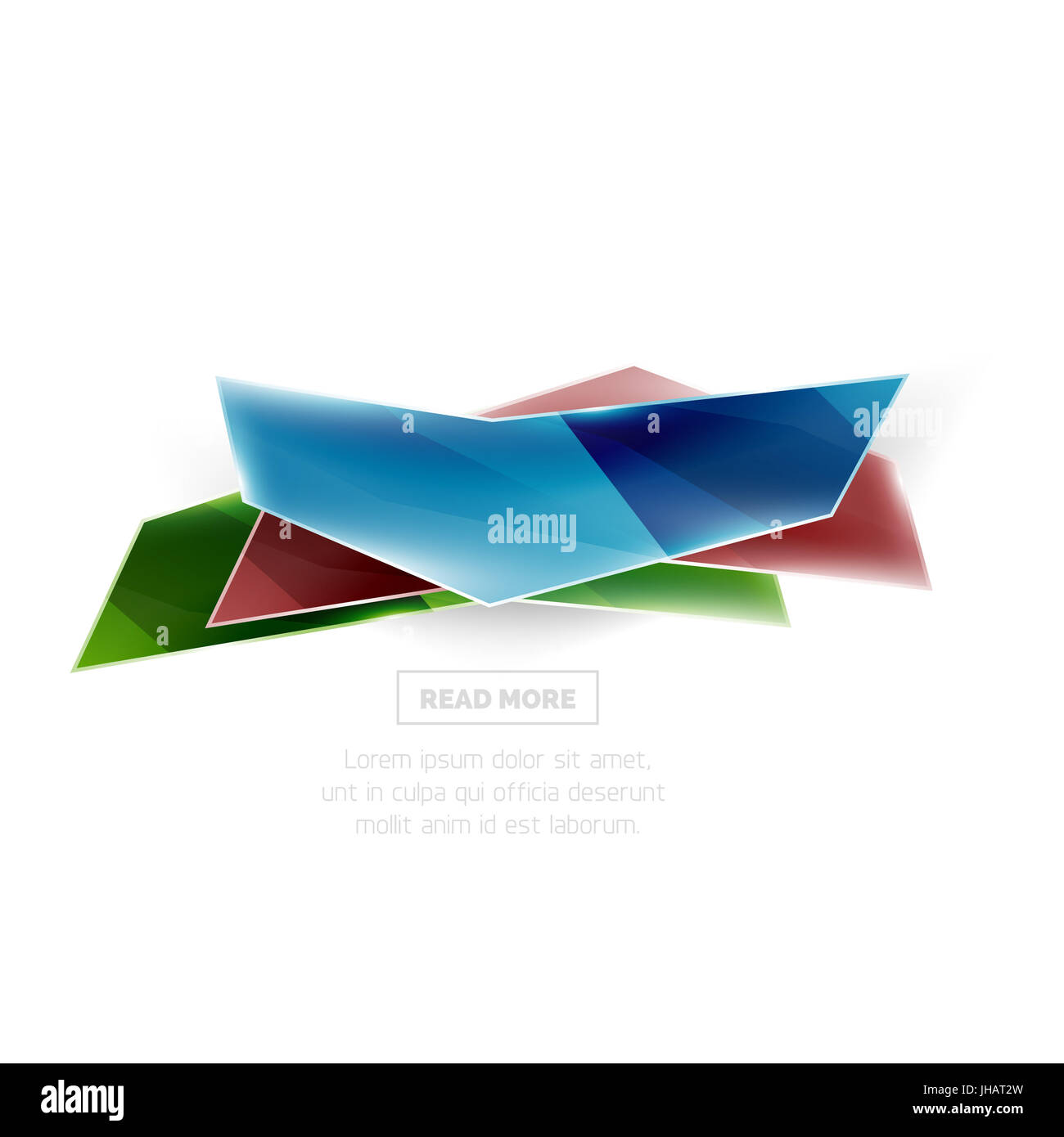 geometric shape ad promo banner. Abstract universal layout Stock Photo ...