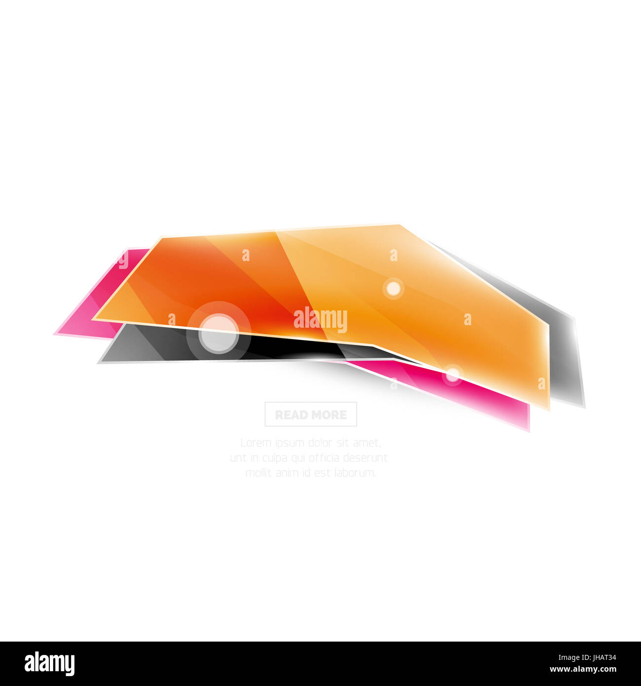 geometric shape ad promo banner. Abstract universal layout Stock Photo ...