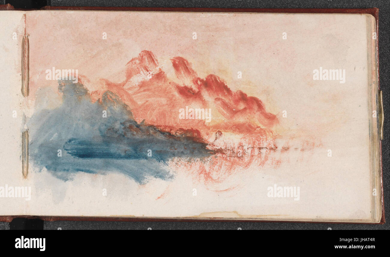 Joseph Mallord William Turner - The Channel Sketchbook - (2441513 Stock ...