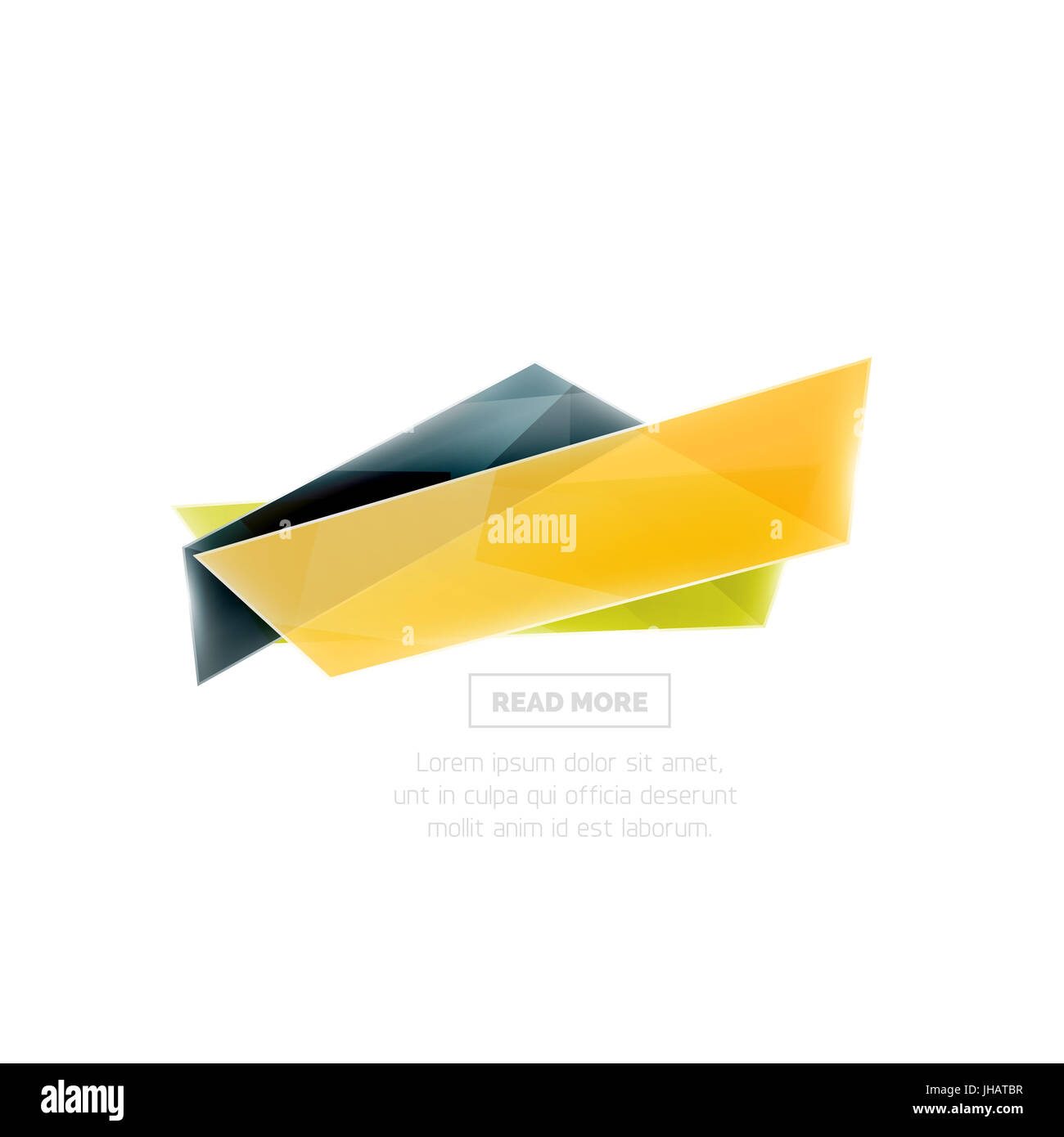 geometric shape ad promo banner. Abstract universal layout Stock Photo ...