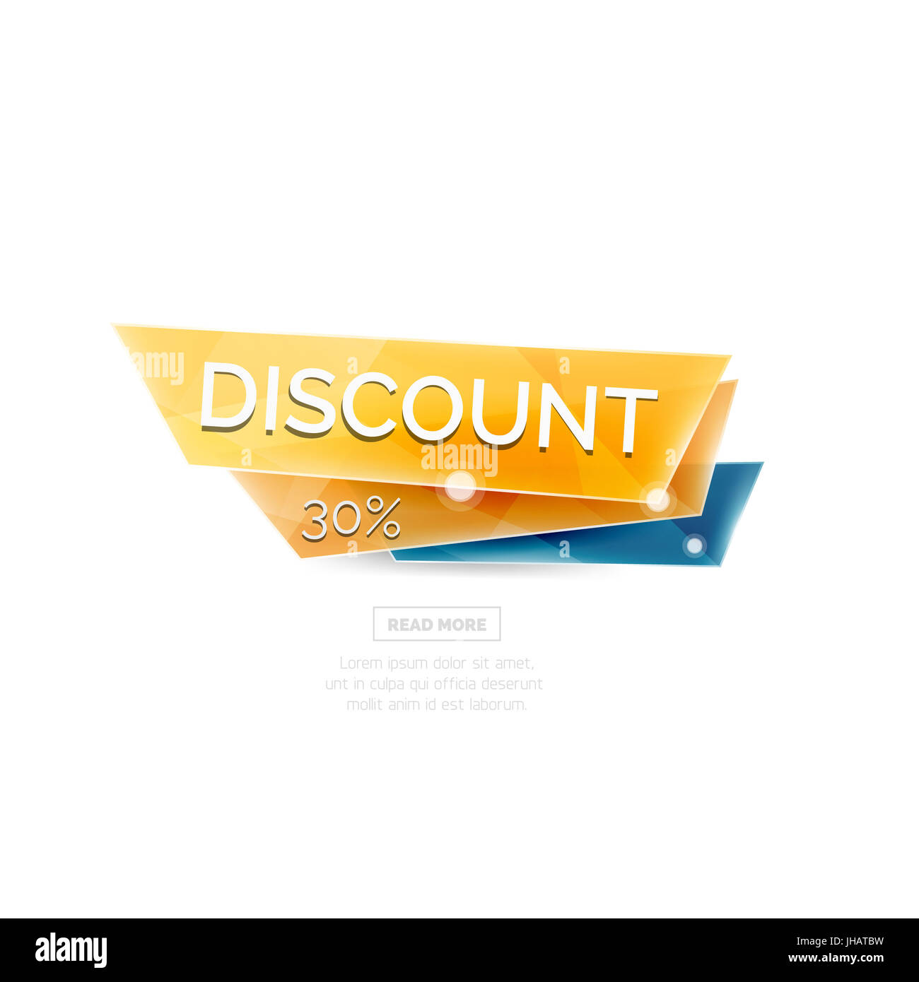 geometric shape ad promo banner. Abstract universal layout Stock Photo ...