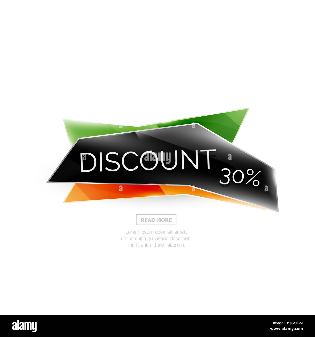 geometric shape ad promo banner. Abstract universal layout Stock Photo ...