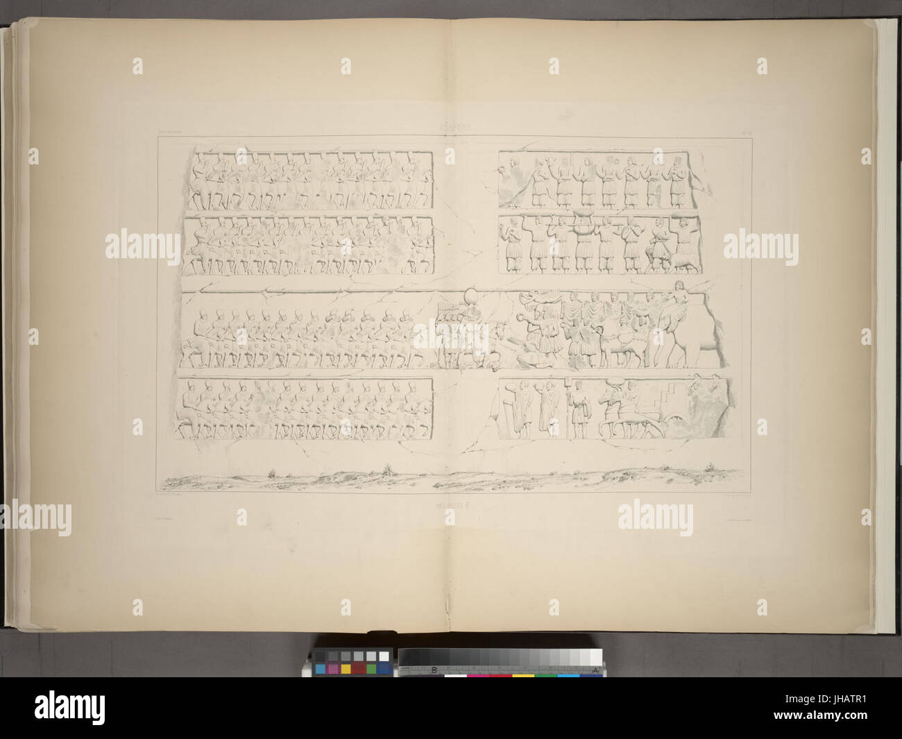 Chapour. Bas-relief F. (Planche double) (NYPL b12482496-1542765 Stock ...