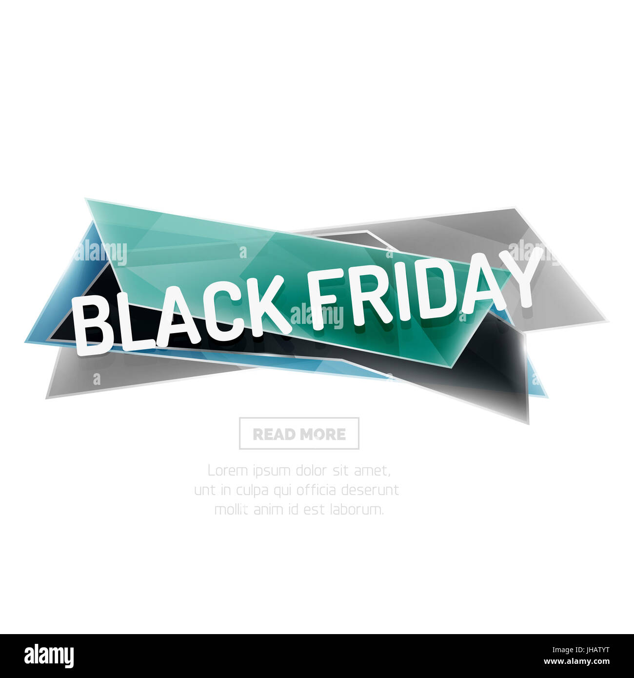 geometric shape ad promo banner. Abstract universal layout Stock Photo ...
