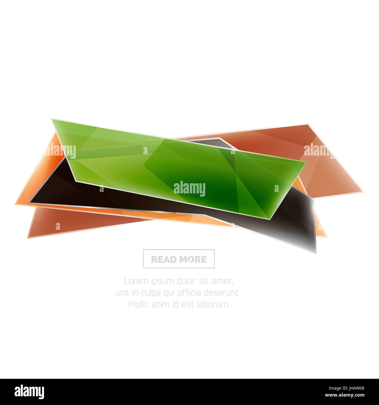 geometric shape ad promo banner. Abstract universal layout Stock Photo ...