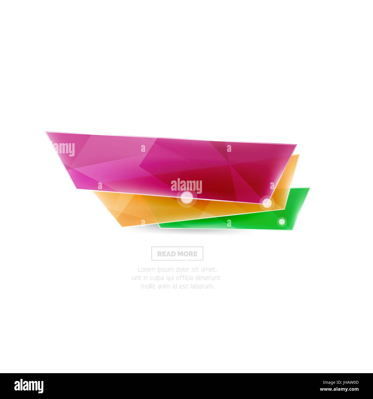 geometric shape ad promo banner. Abstract universal layout Stock Photo ...