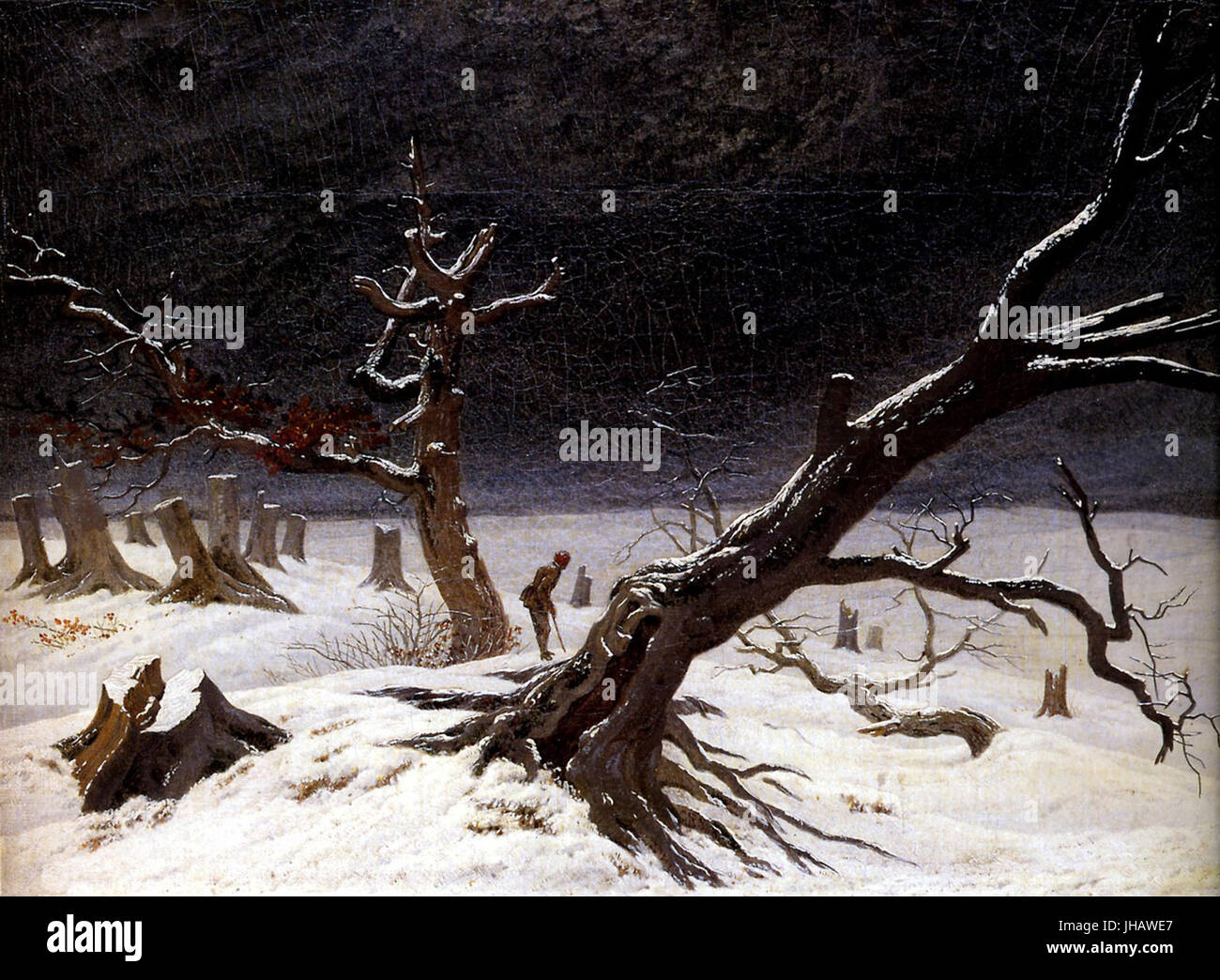 Caspar David Friedrich - Winterlandschaft (1811 Stock Photo - Alamy