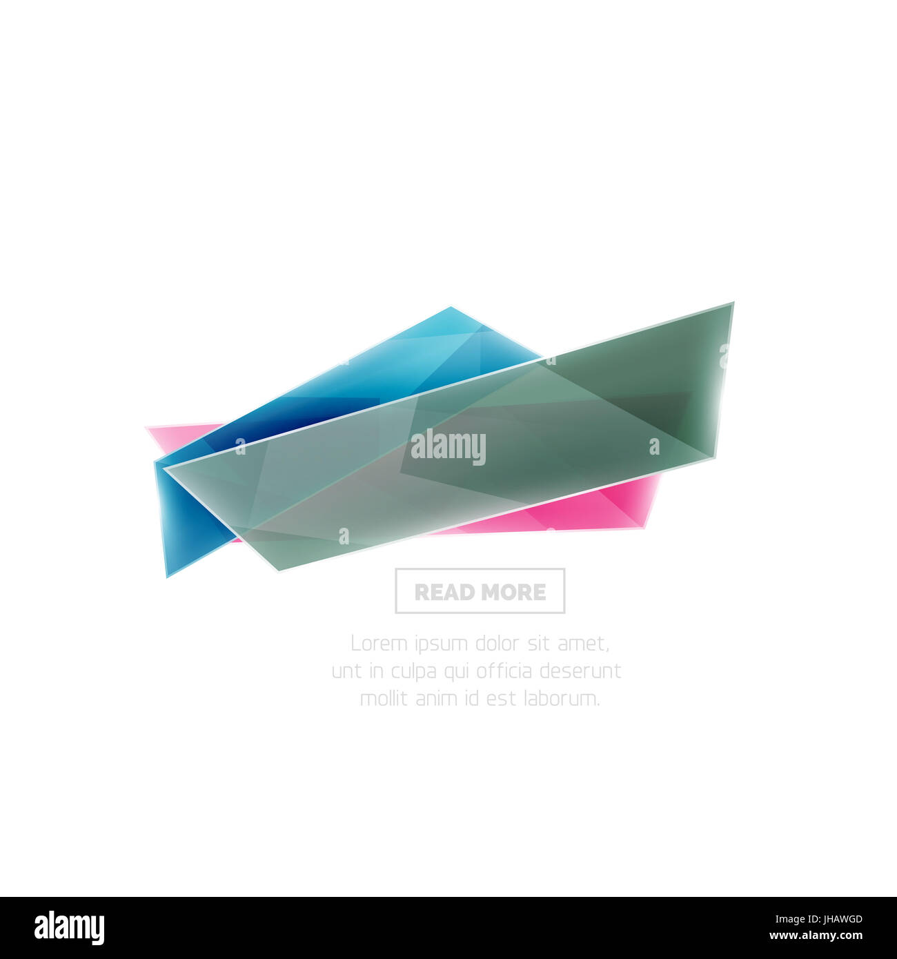 geometric shape ad promo banner. Abstract universal layout Stock Photo ...