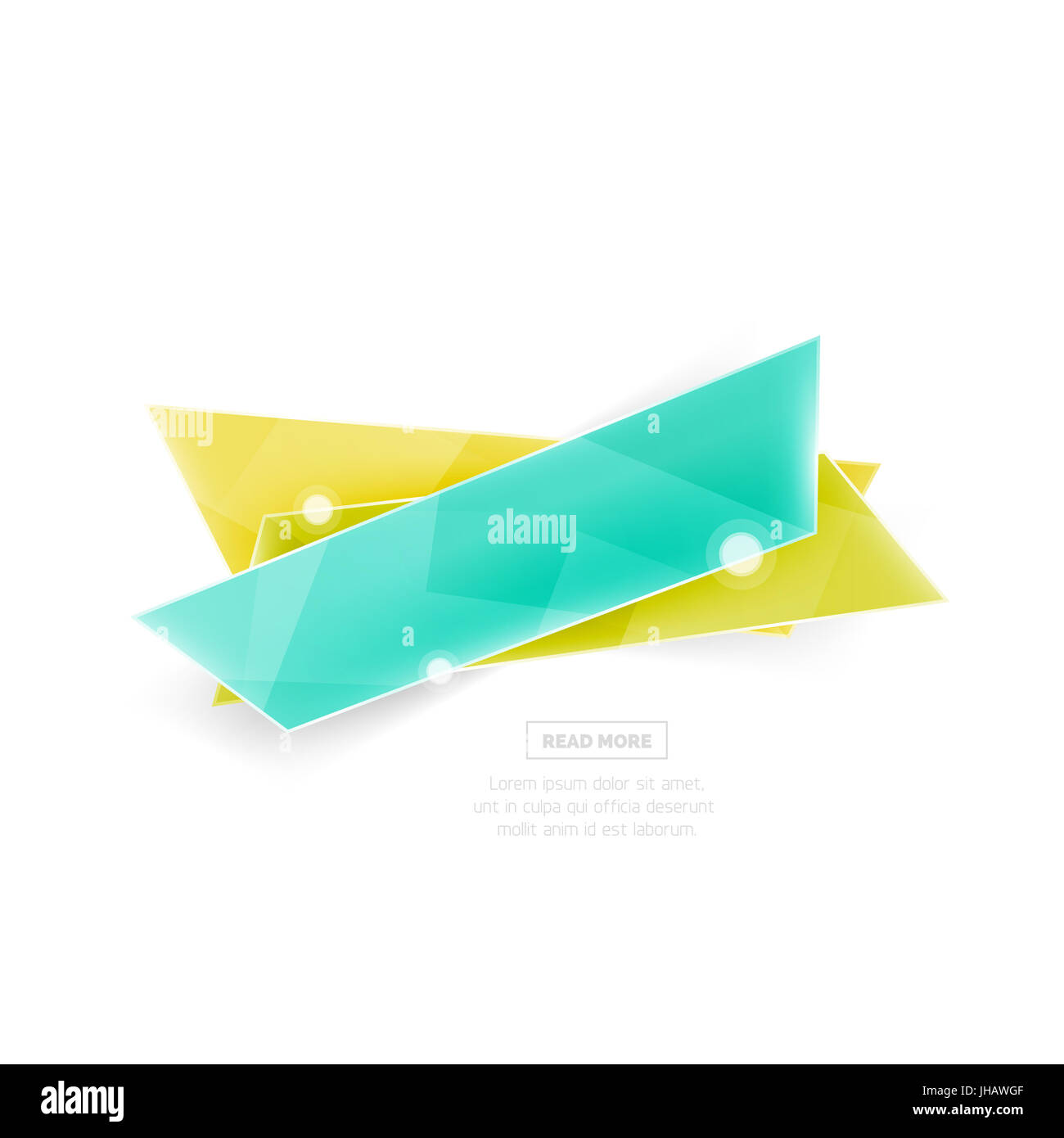 geometric shape ad promo banner. Abstract universal layout Stock Photo ...