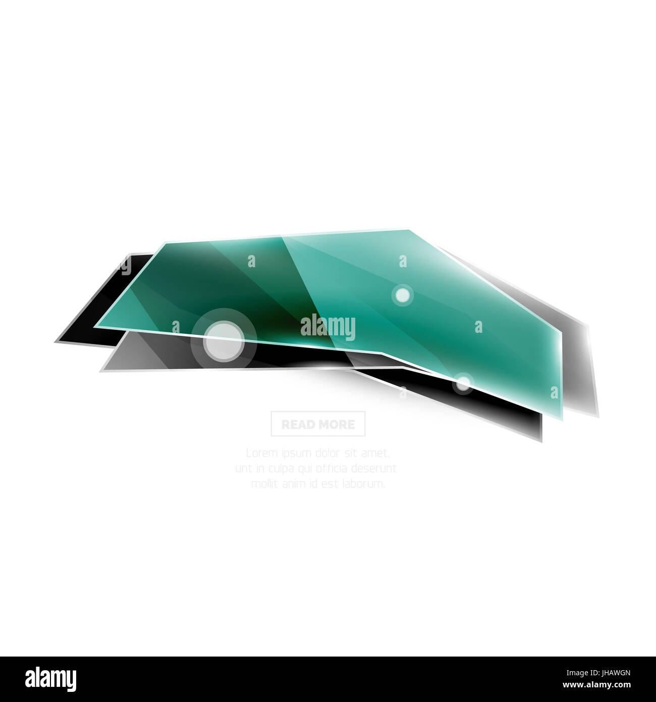 geometric shape ad promo banner. Abstract universal layout Stock Photo ...