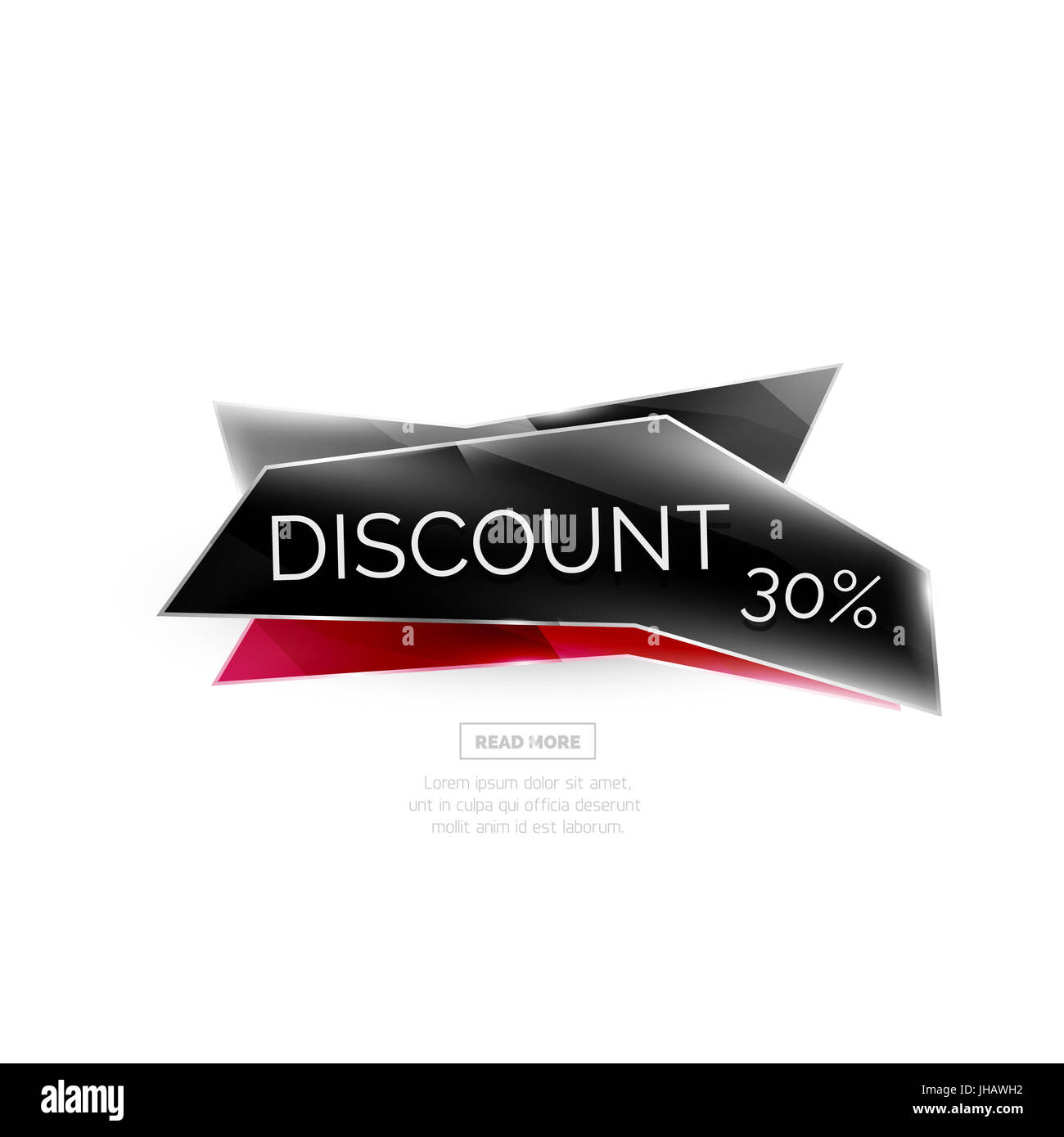 geometric shape ad promo banner. Abstract universal layout Stock Photo ...