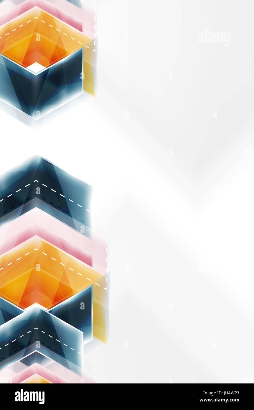 Colorful arrows composition. web brochure, internet flyer, wallpaper or ...