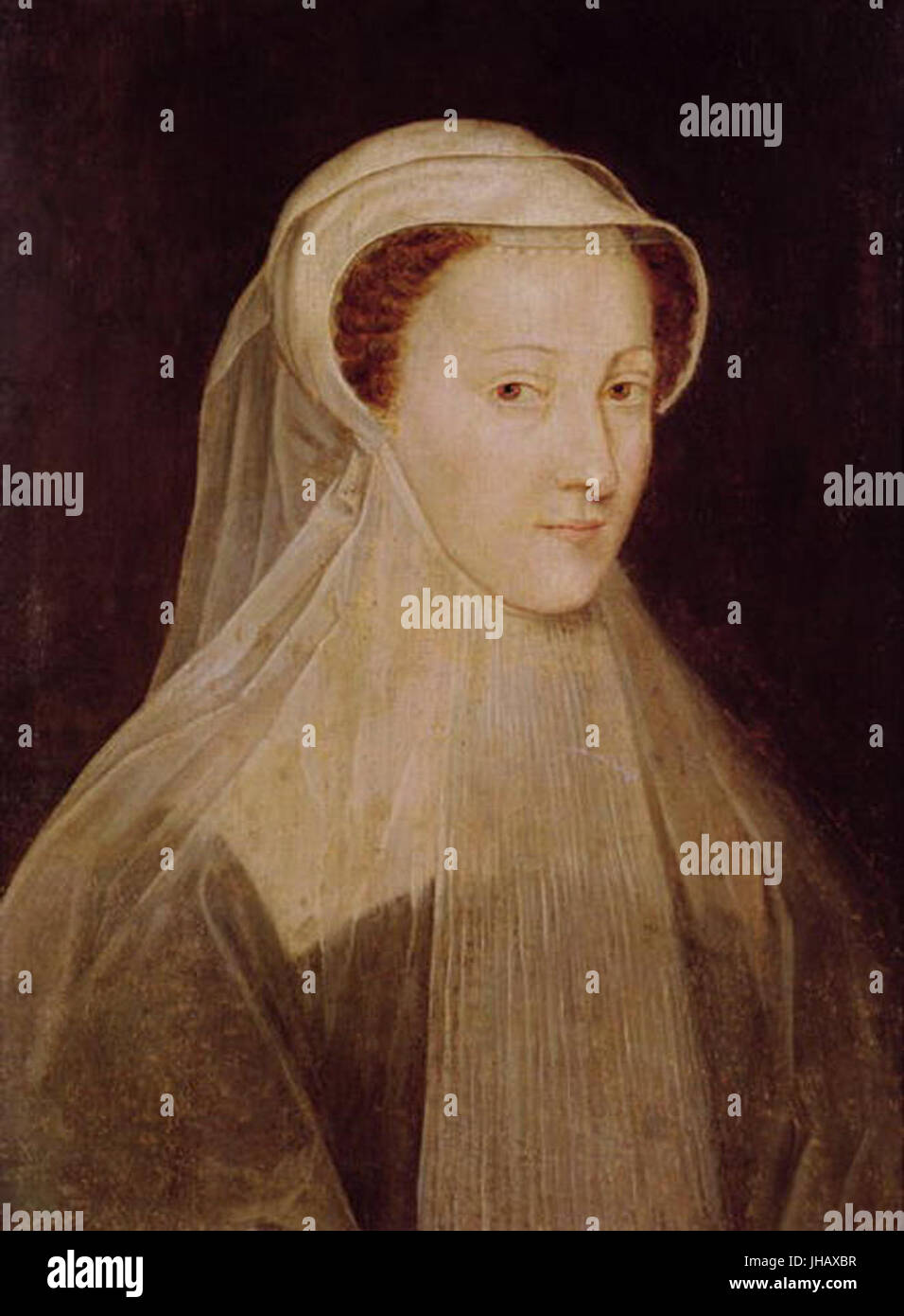 Mary, queen of Scots, in mourning Stock Photo - Alamy