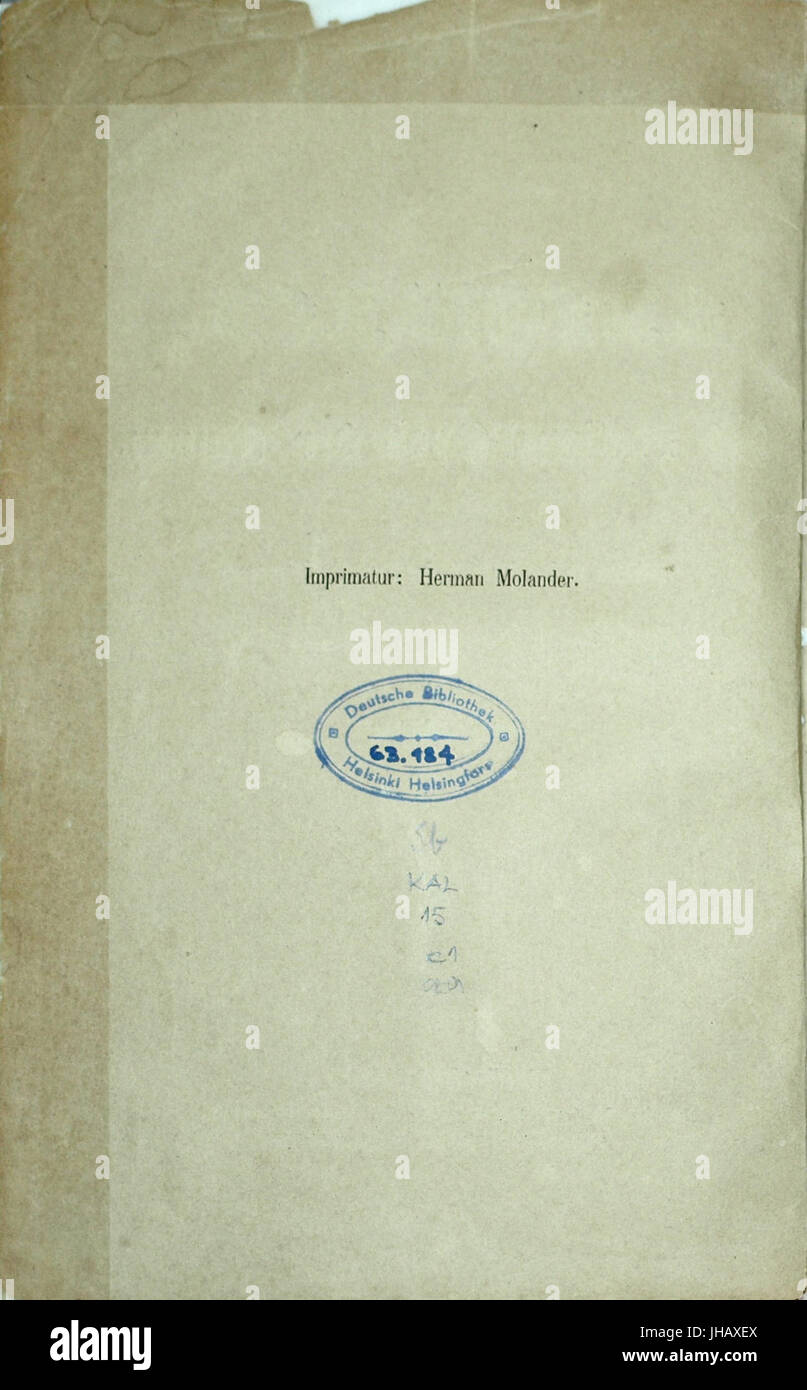 Kalewala, das National-Epos der Finnen - II Stock Photo - Alamy