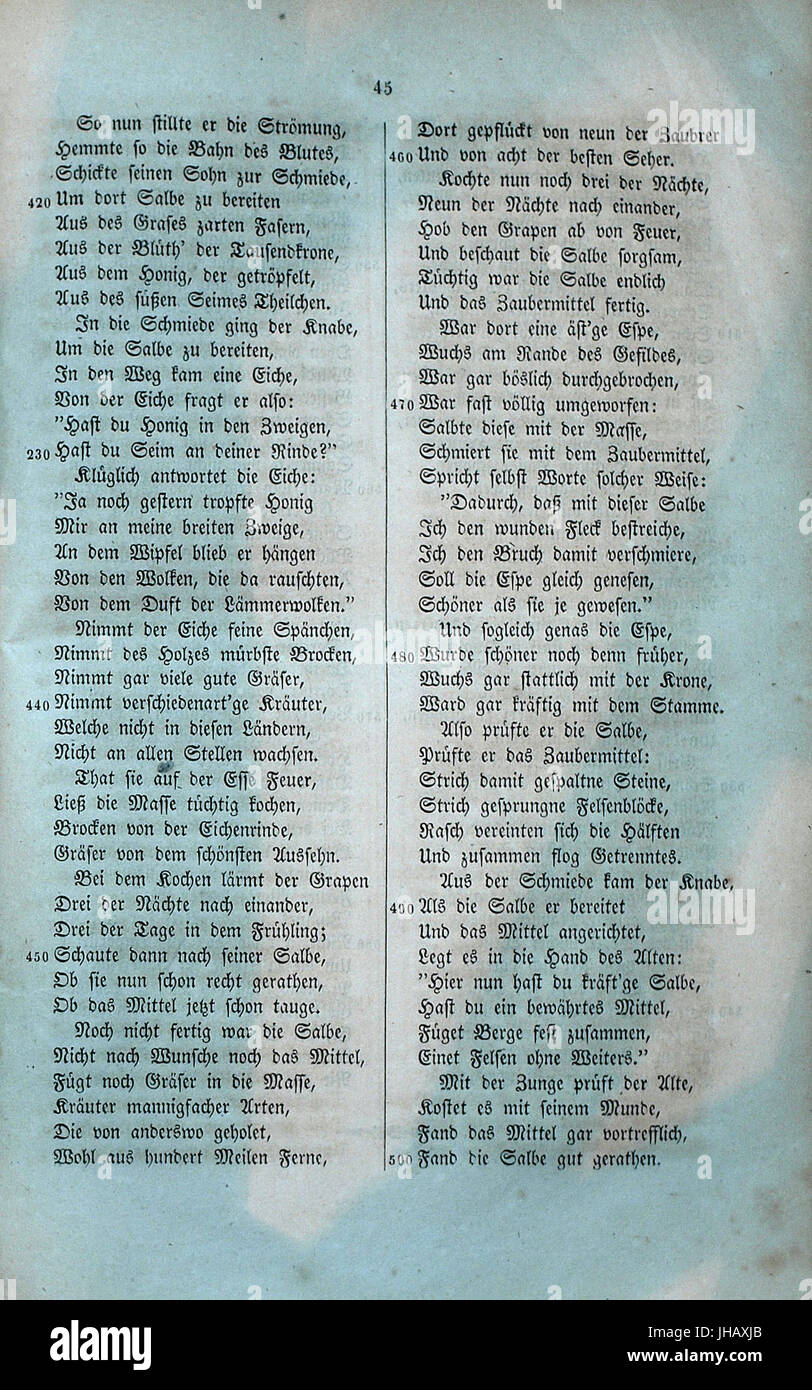 Kalewala, das National-Epos der Finnen - 045 Stock Photo - Alamy