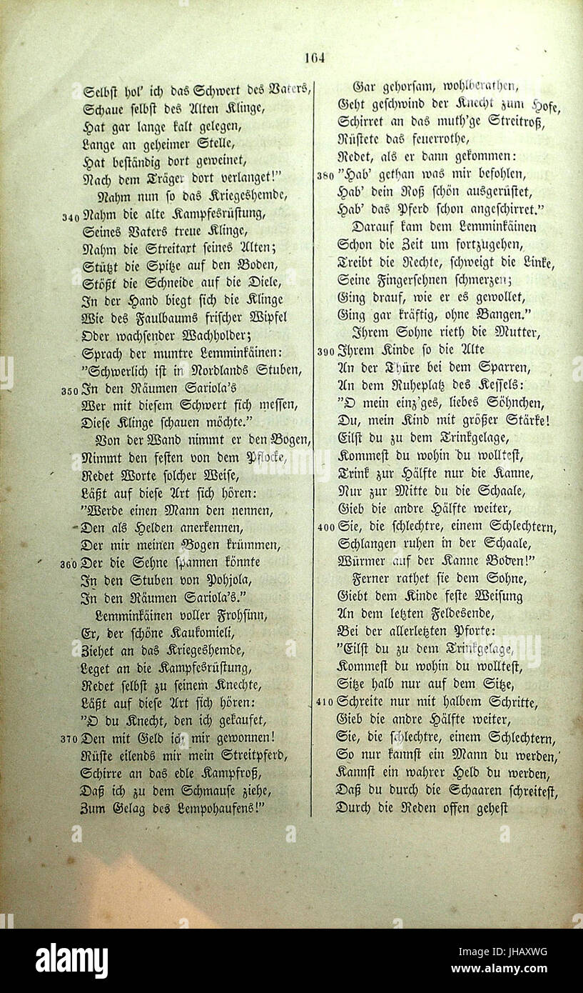 Kalewala, das National-Epos der Finnen - 164 Stock Photo - Alamy