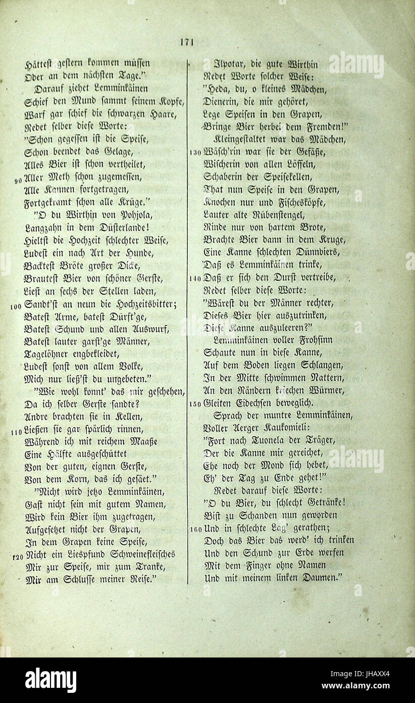 Kalewala, das National-Epos der Finnen - 171 Stock Photo - Alamy