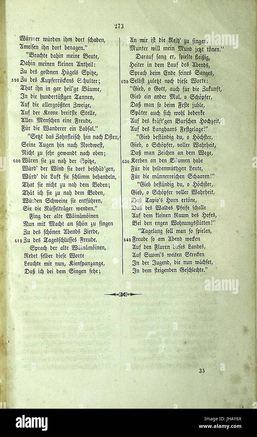 Kalewala, das National-Epos der Finnen - 273 Stock Photo - Alamy