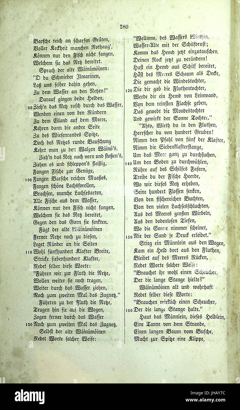 Kalewala, das National-Epos der Finnen - 280 Stock Photo - Alamy