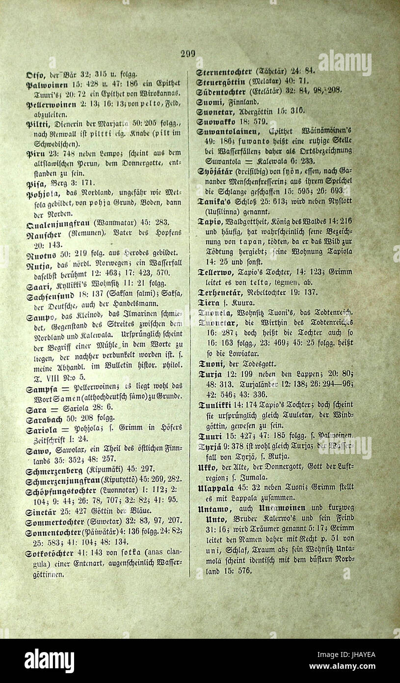 Kalewala, das National-Epos der Finnen - 299 Stock Photo - Alamy