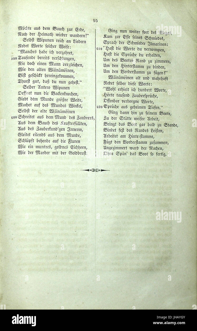 Kalewala, das National-Epos der Finnen - 095 Stock Photo - Alamy