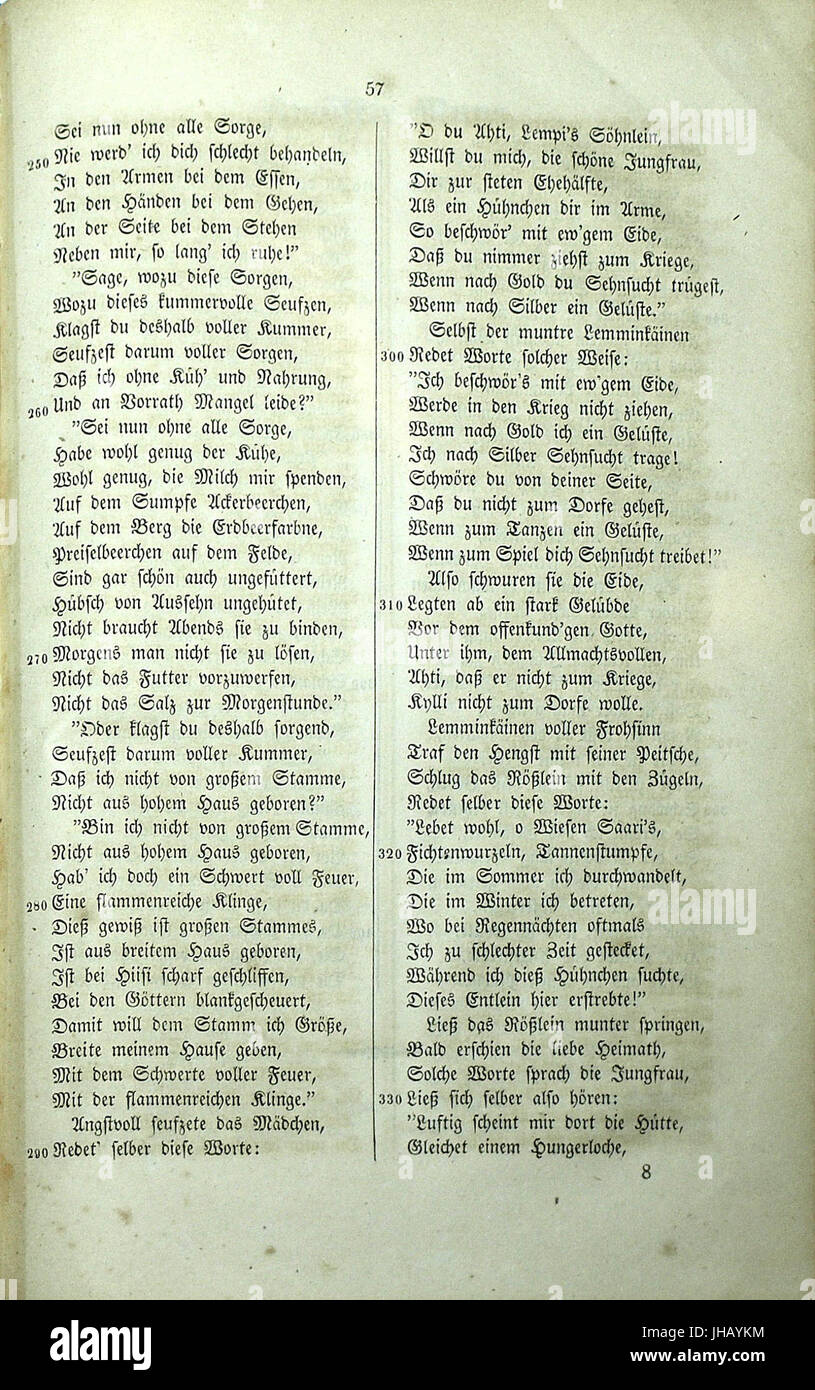 Kalewala, das National-Epos der Finnen - 057 Stock Photo - Alamy