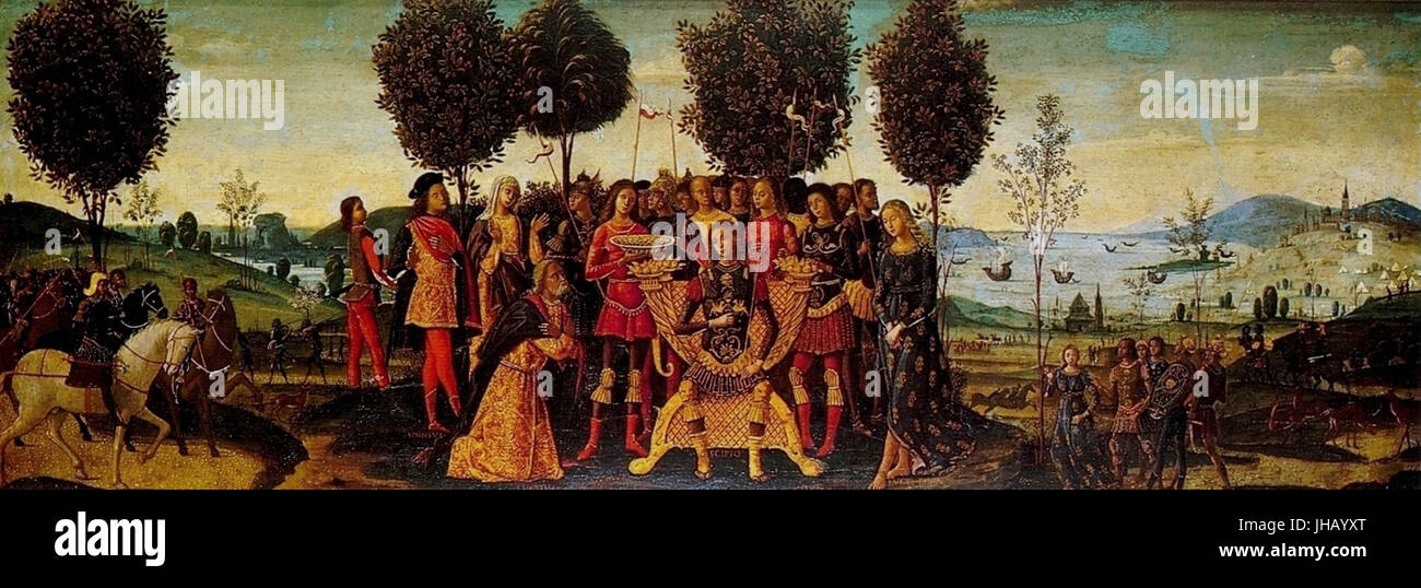 Fungai Bernardino. Magnanimity of Scipio Africanus.c.1500. State ...