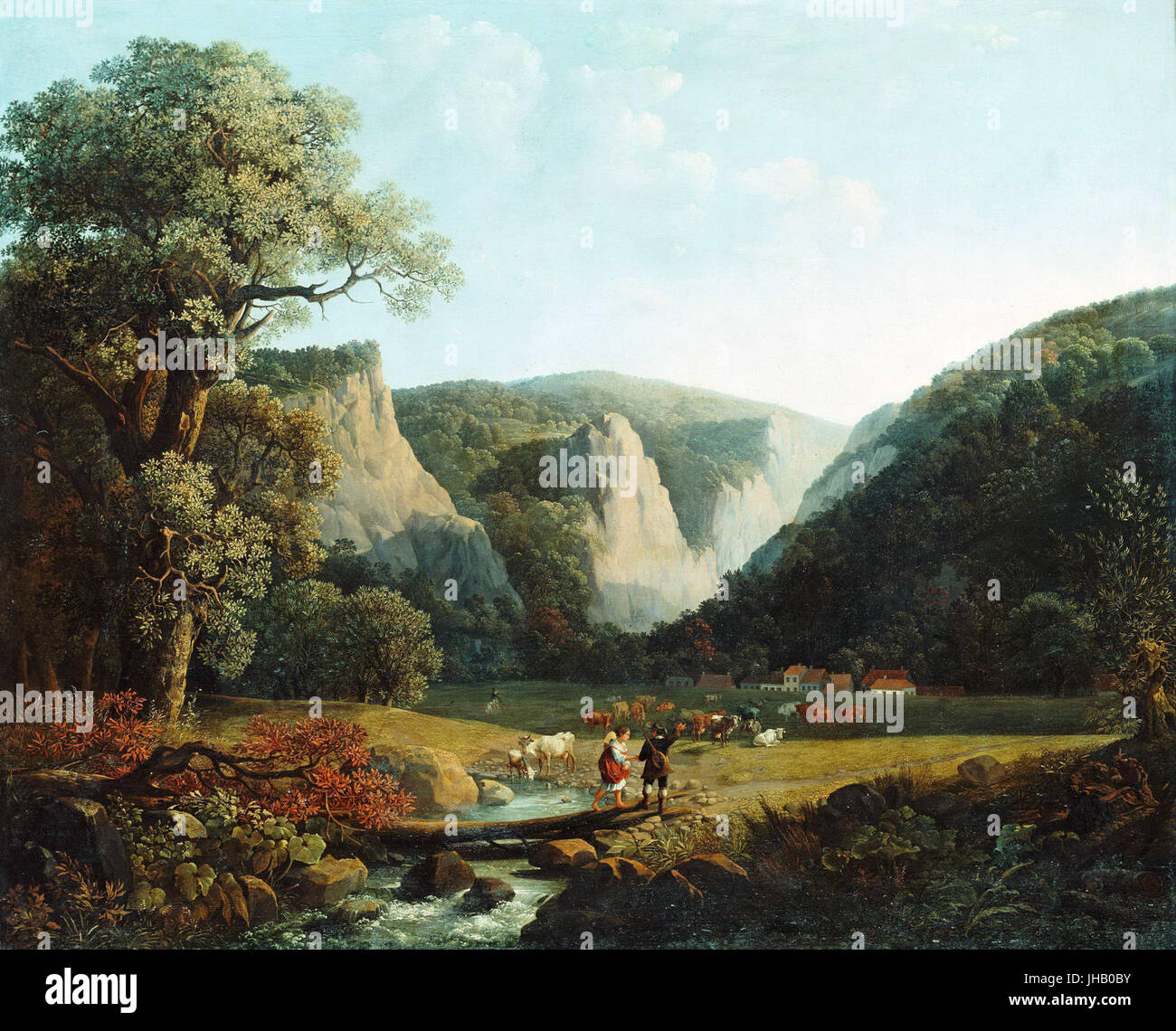 Janus Genelli - Harzlandschaft Stock Photo - Alamy