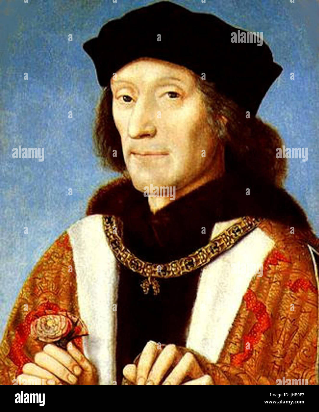 Henry Tudor of England cropped Stock Photo - Alamy