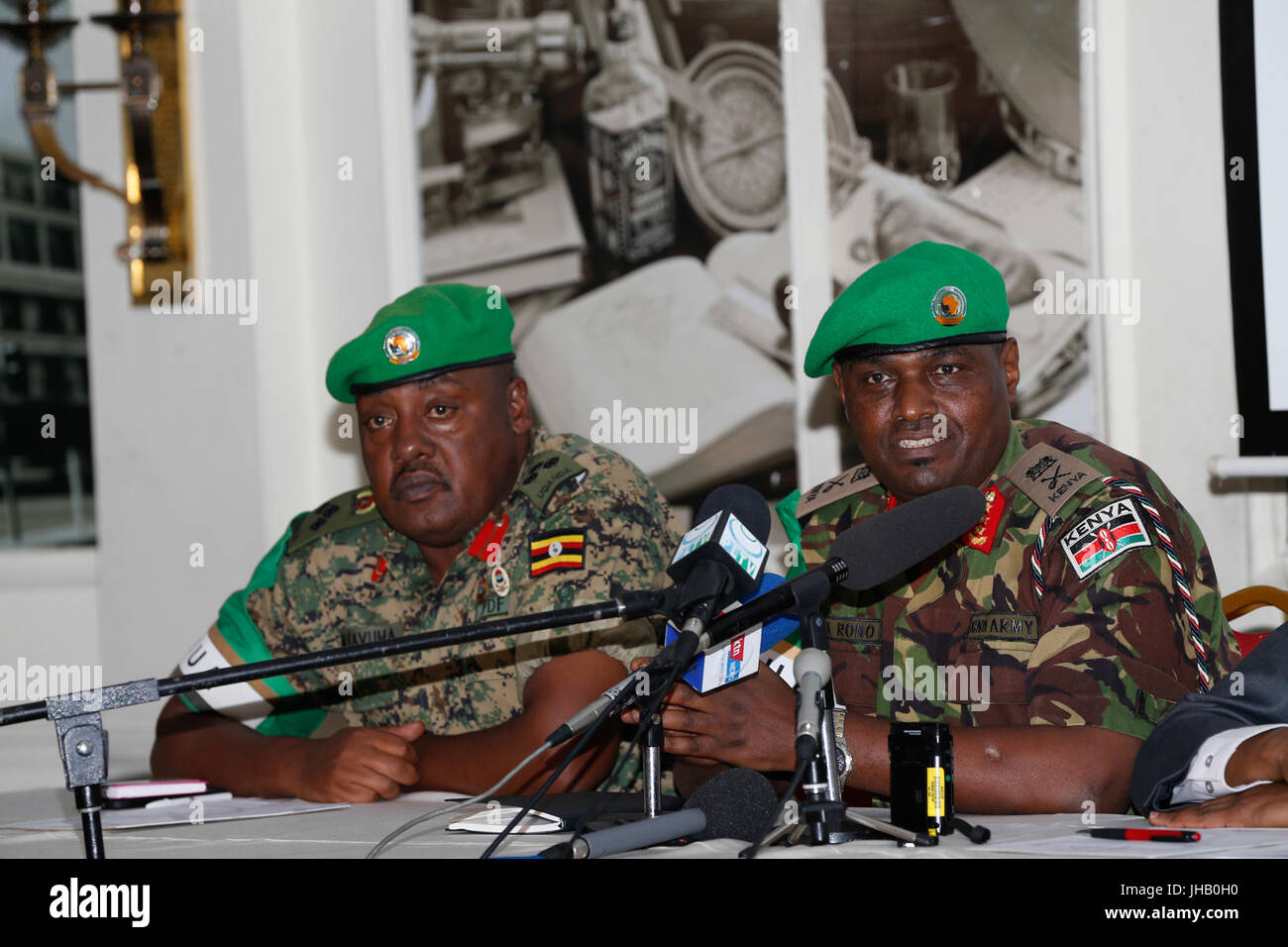 Press conference microphones table hi-res stock photography and images ...