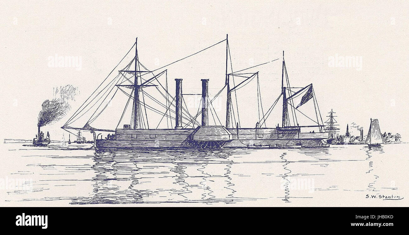 Fulton II (steam frigate) 01 Stock Photo - Alamy
