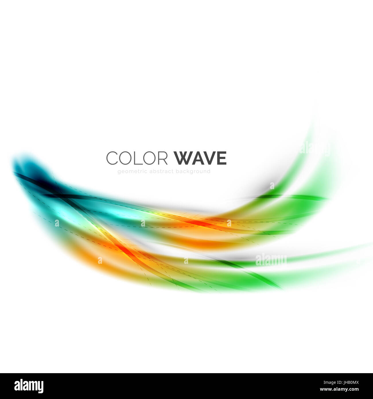 Color wave design element Stock Photo - Alamy