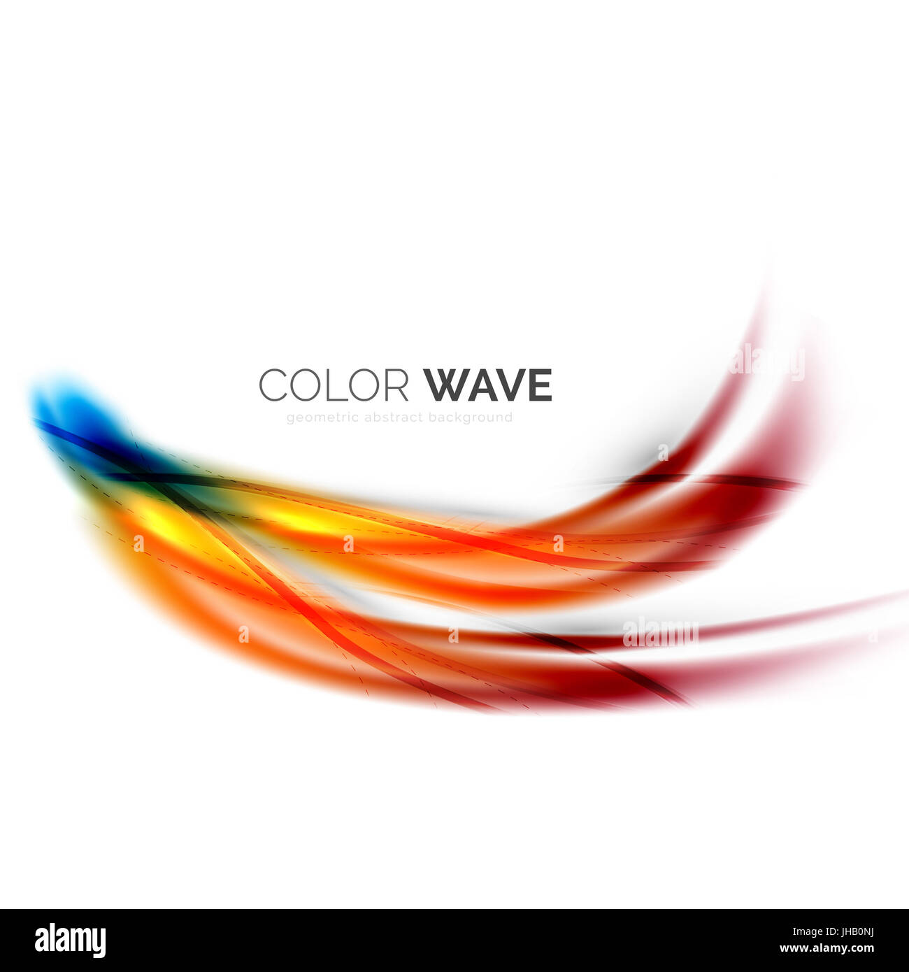 Color wave design element Stock Photo - Alamy