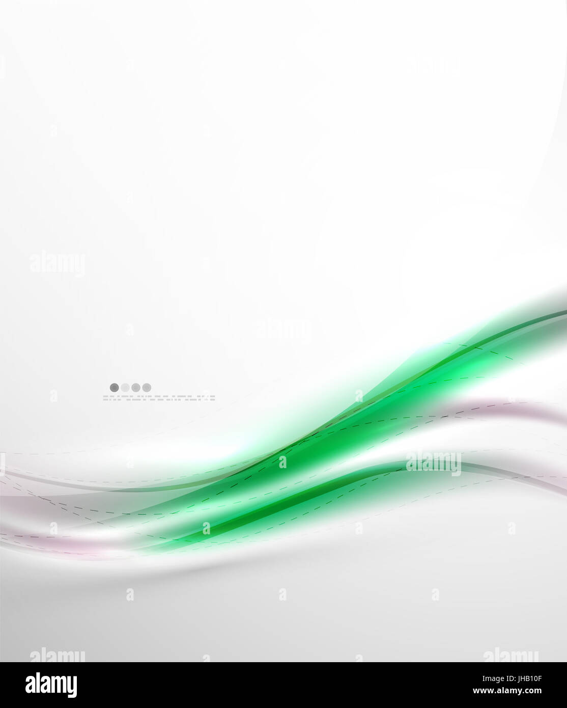 Futuristic green color in wave template. illustration Stock Photo - Alamy