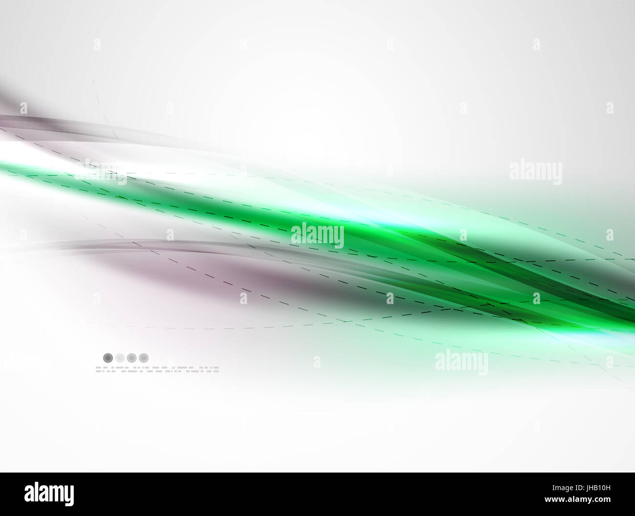 Futuristic green color in wave template. illustration Stock Photo - Alamy