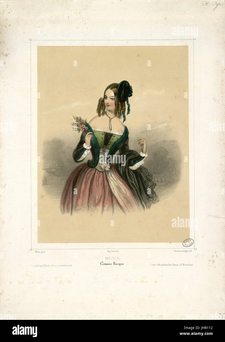 Maria, costume basque - Fonds Ancely - B315556101 A NUMA 004 Stock ...