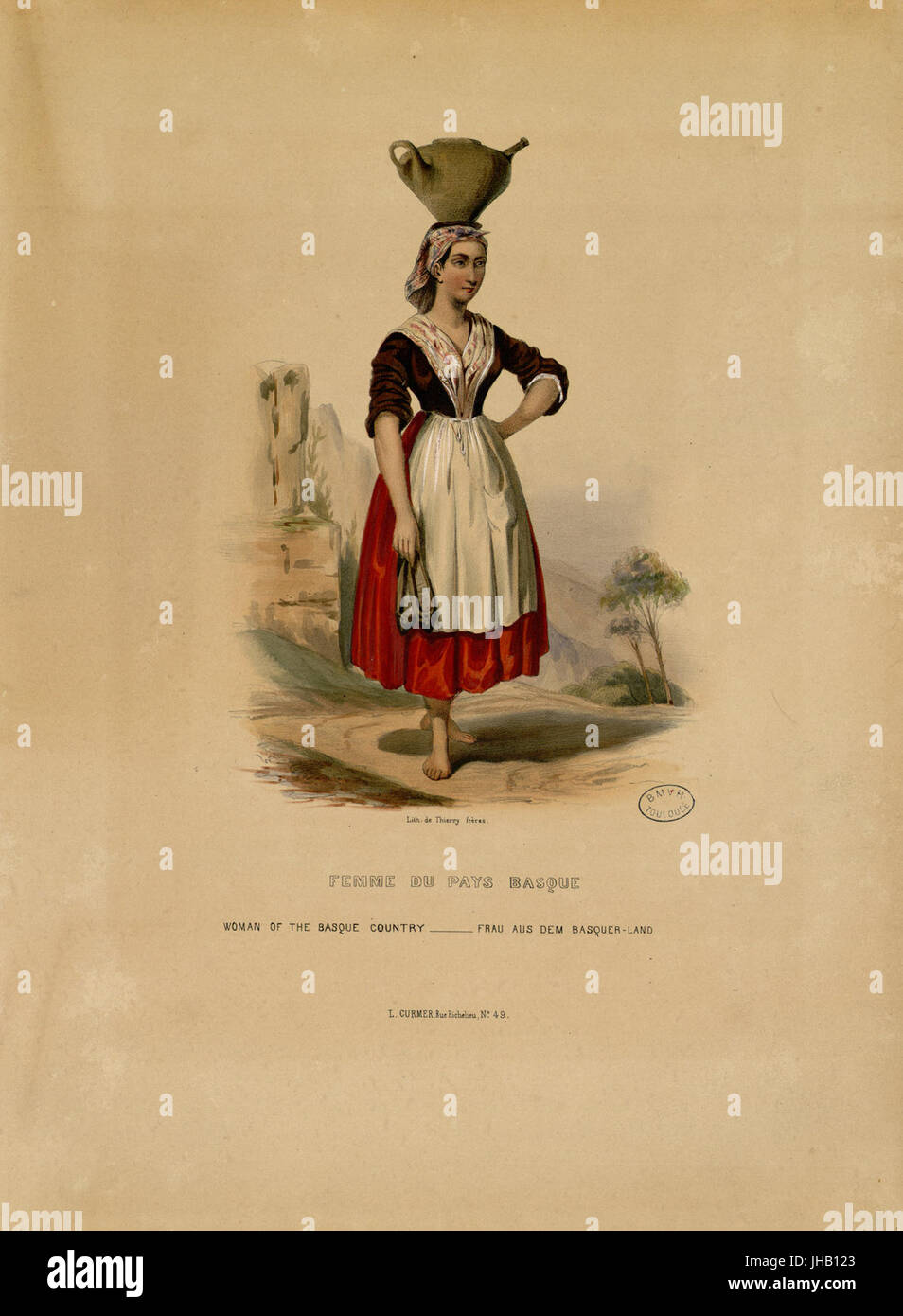 Femme du Pays basque - Woman of the Basque Country - Frau aus dem ...