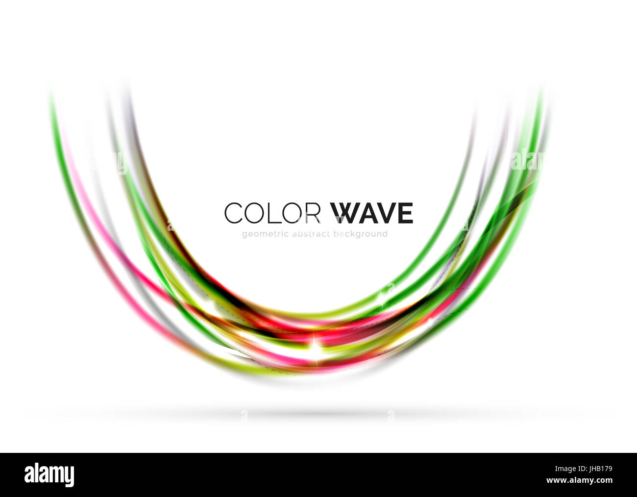 abstract color wave design element Stock Photo - Alamy