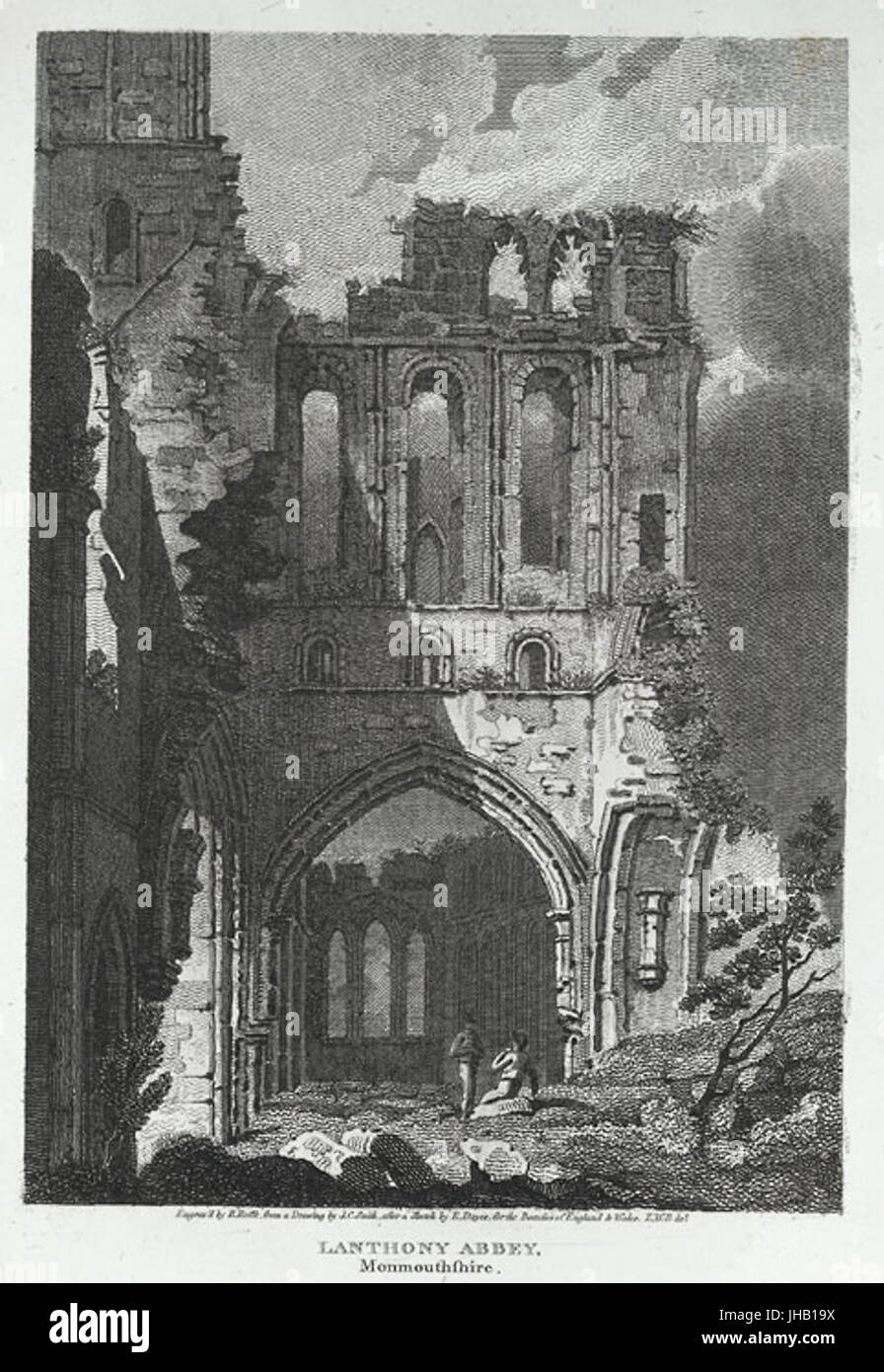 Lanthony abbey hi-res stock photography and images - Alamy