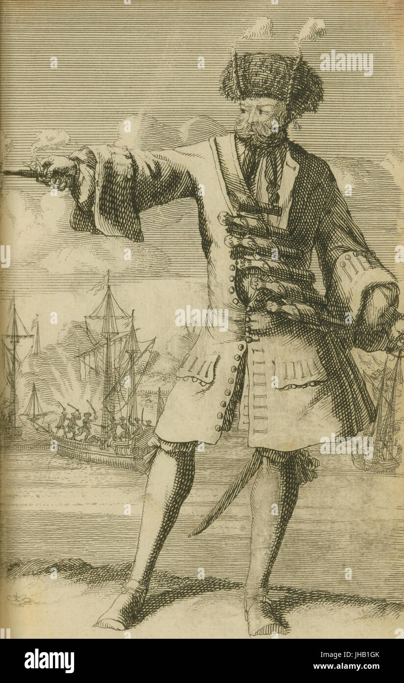 Edward Thatch alias Zwartbaard Stock Photo - Alamy
