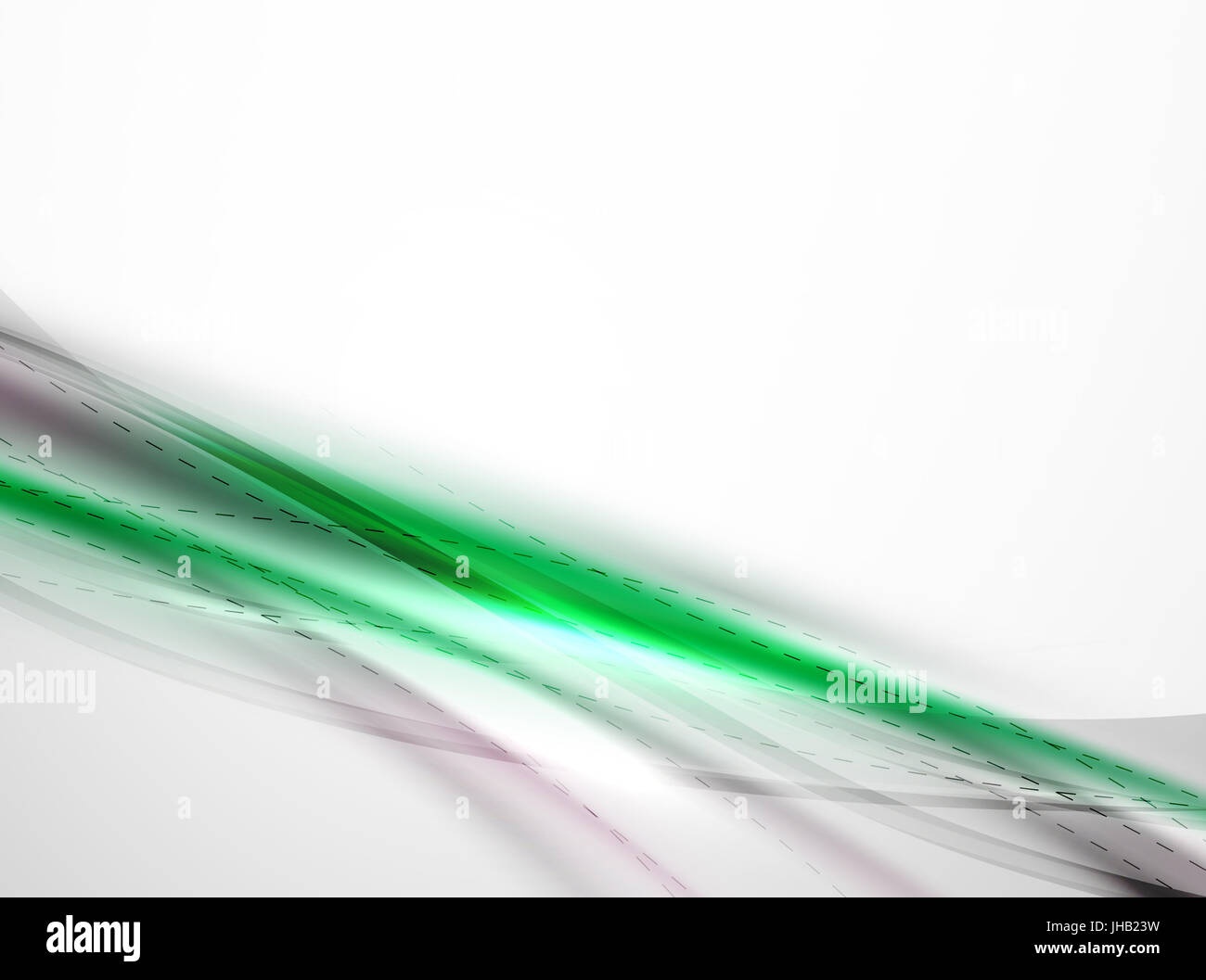 Futuristic green color in wave template. illustration Stock Photo - Alamy