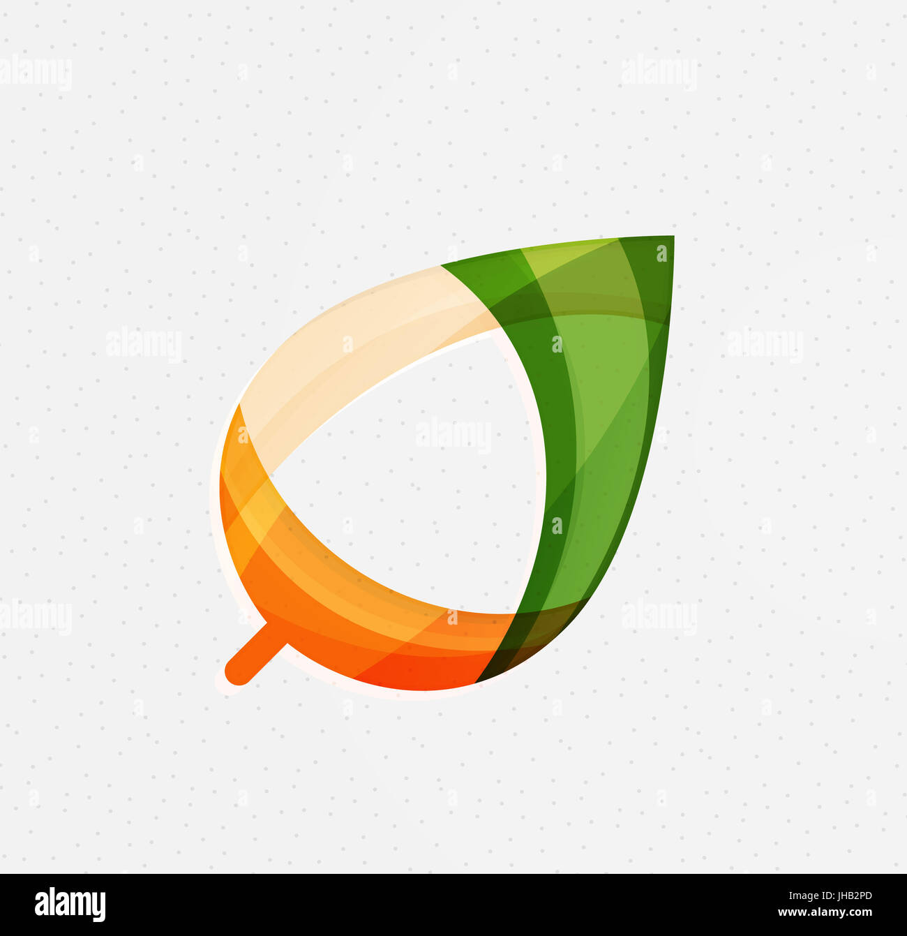 Green concept, geometric design eco leaf Stock Photo - Alamy