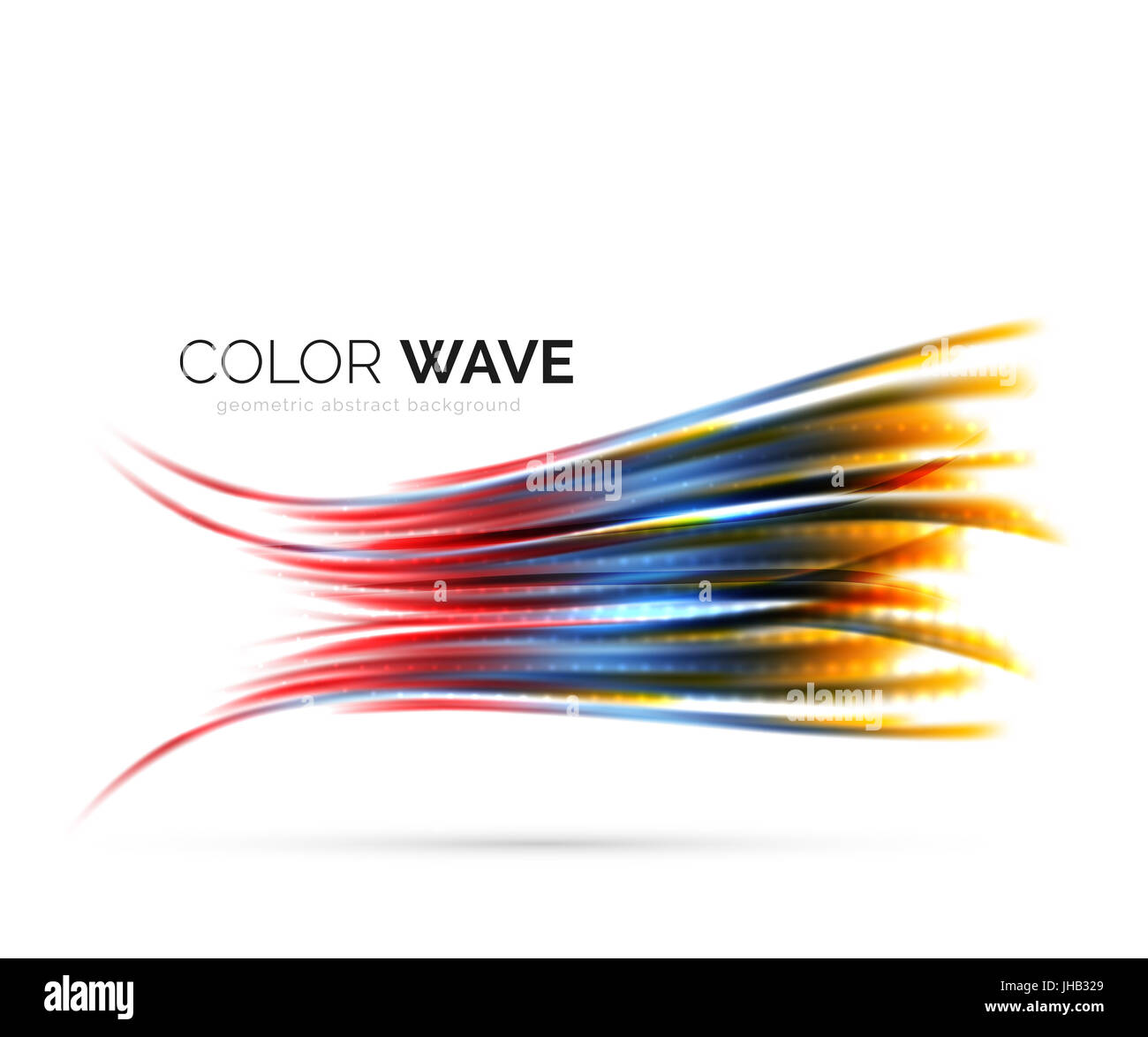 abstract color wave design element Stock Photo - Alamy