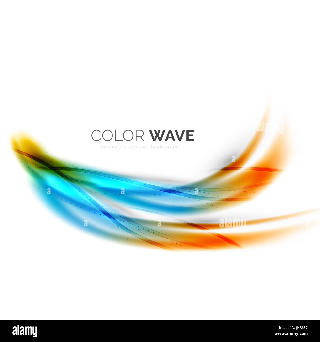 Color wave design element Stock Photo - Alamy