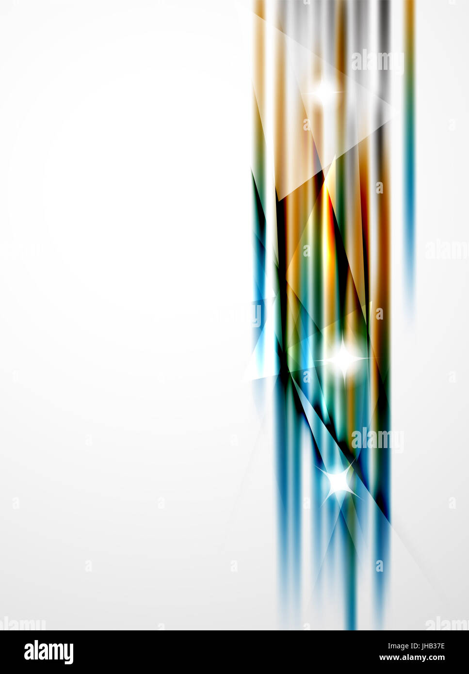 Shiny straight lines abstract background. Glossy multicolored stripes ...