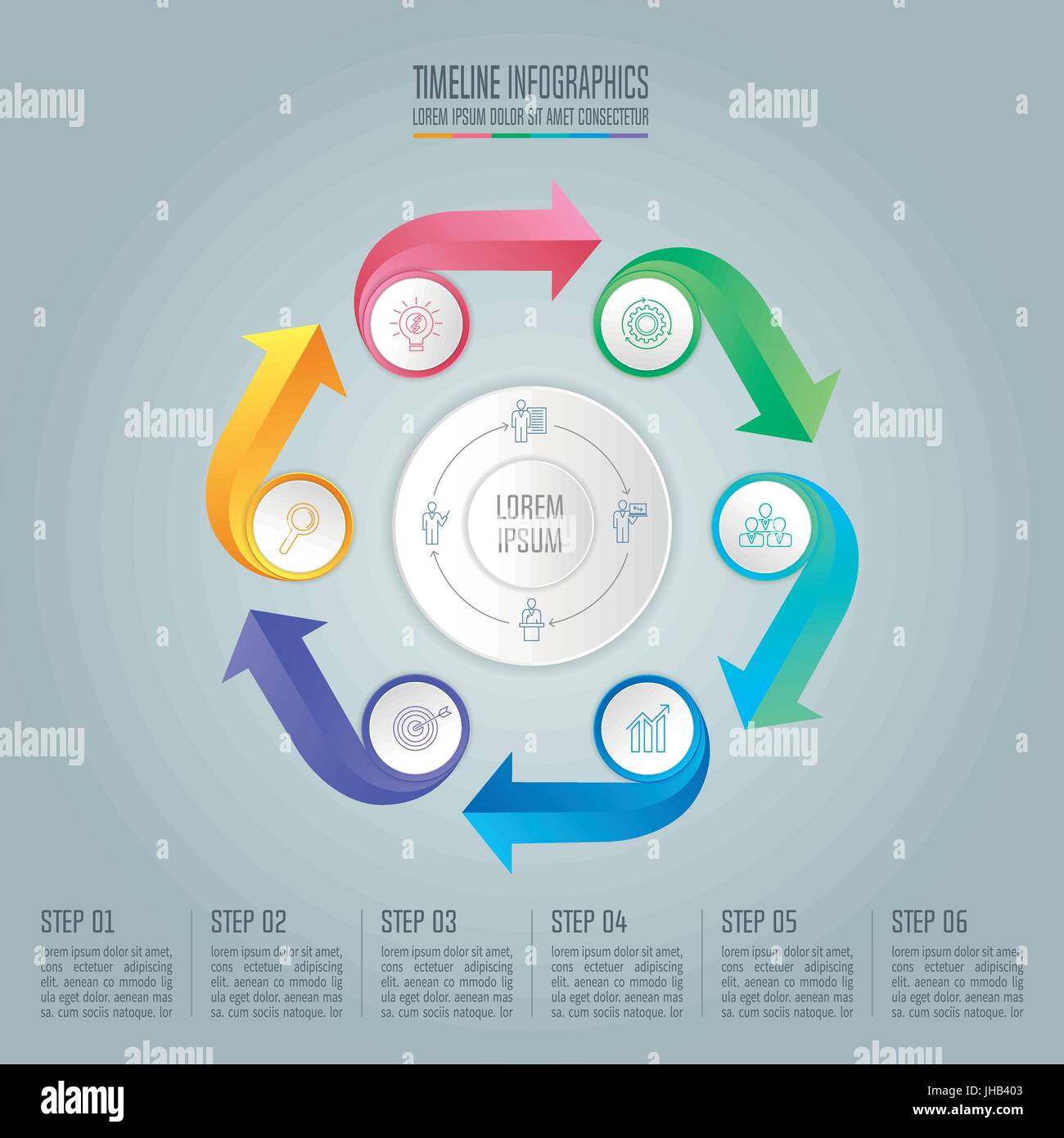 Creative concept for infographic. Timeline infographic design vector ...