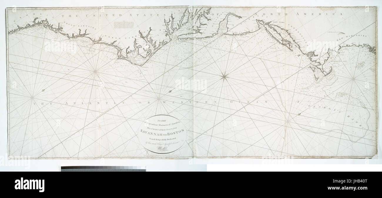 To the independent mariners of America - this chart of their coast from ...