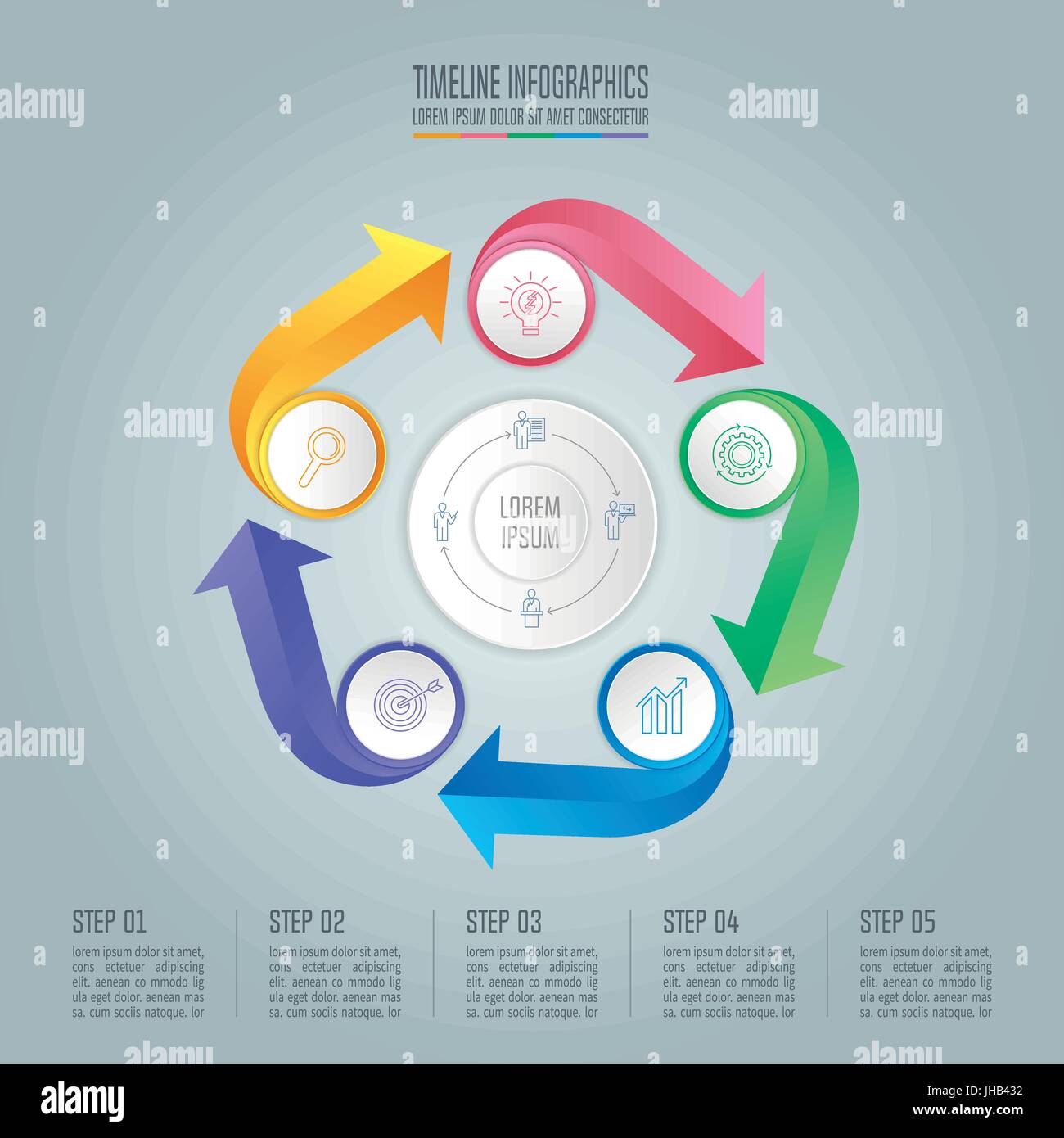 Creative concept for infographic. Timeline infographic design vector ...