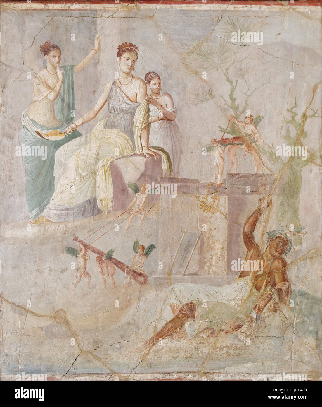 Hercules Omphale MAN Napoli Inv9000 Stock Photo - Alamy