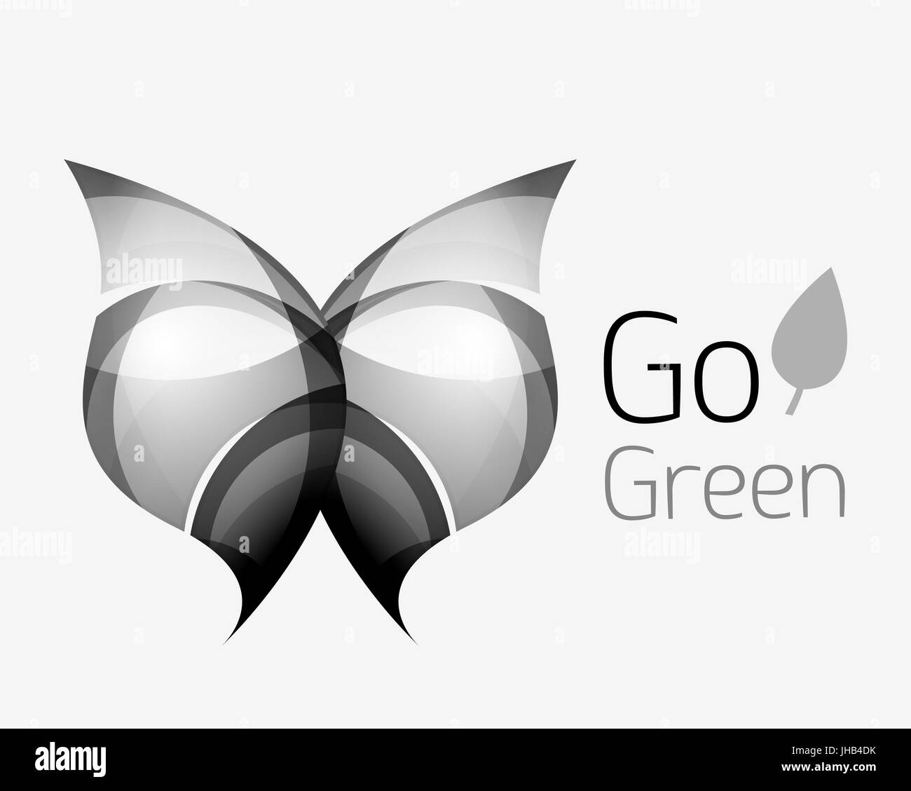 Shiny leaf icon. illustration Stock Photo - Alamy